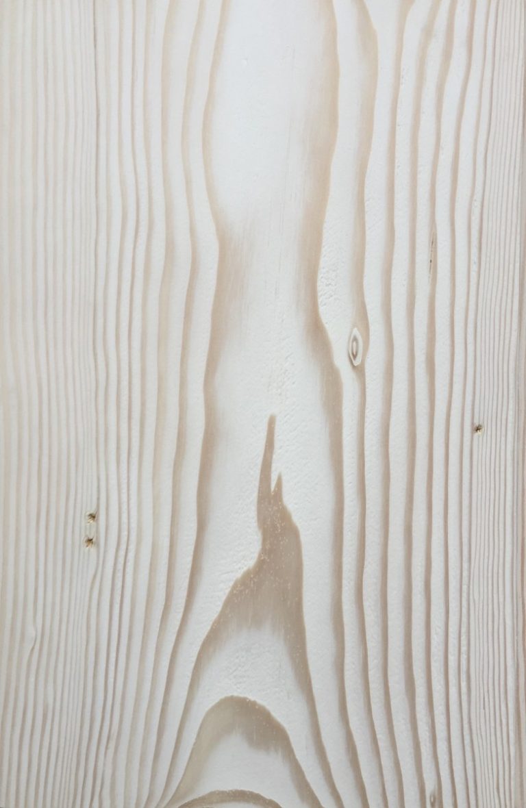 Douglas Fir after LiteniT wood bleach - OAK TIMBER FLOORING